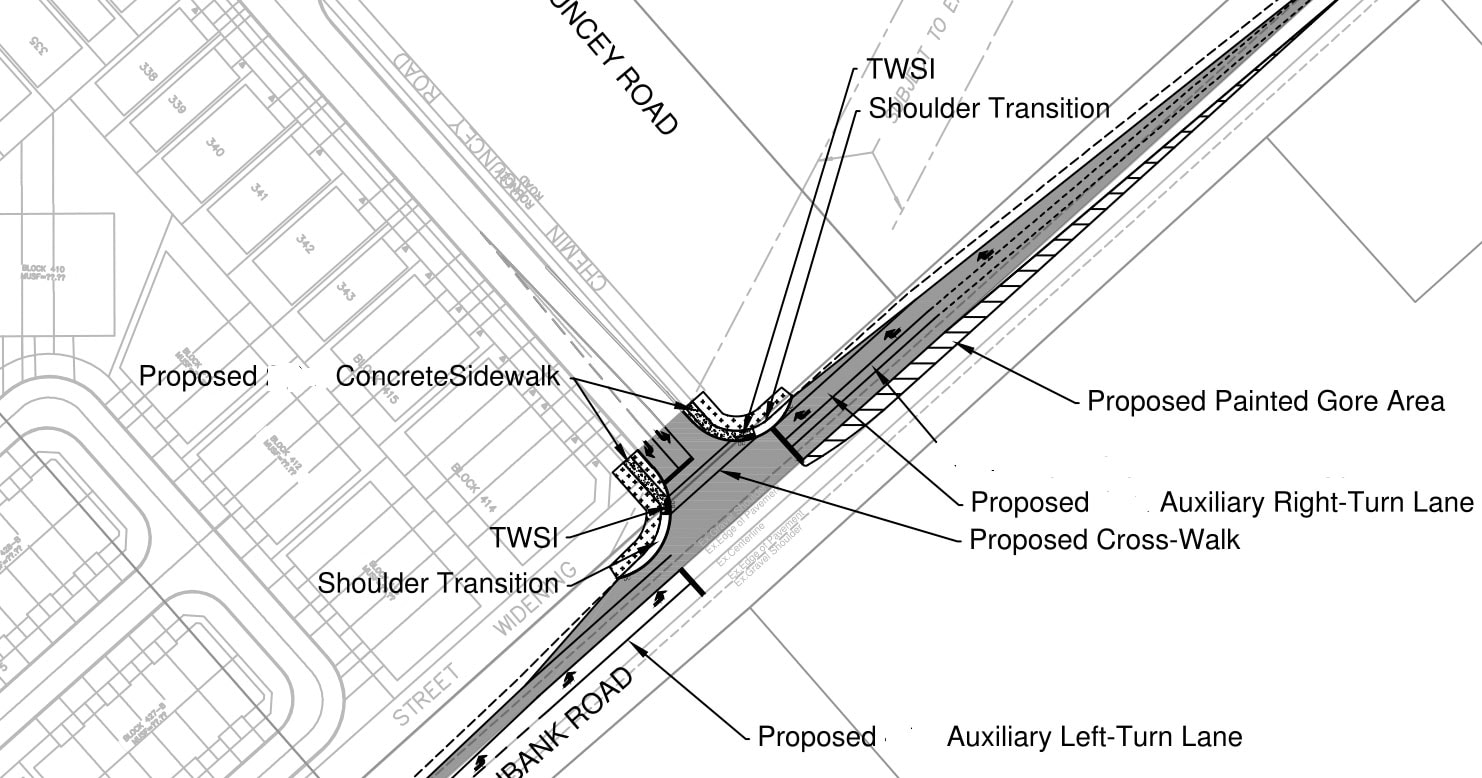 New intersection design proposed for Fernbank at Rouncey - Glen Gower ...