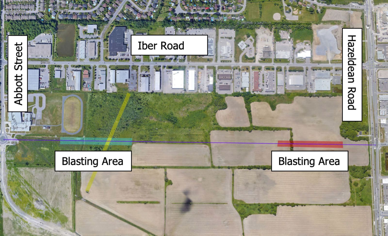 Blasting planned east of Iber Road over the next three weeks - Glen ...