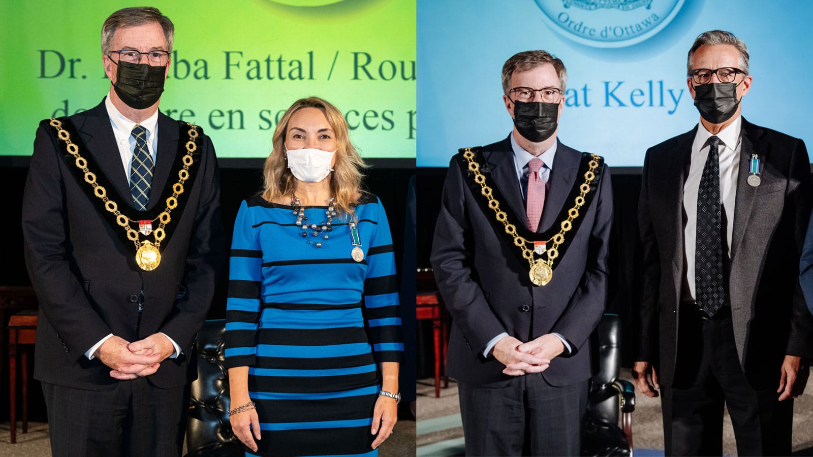 Celebrating Order of Ottawa recipients - Dr. Rouba Fattal and Pat Kelly ...