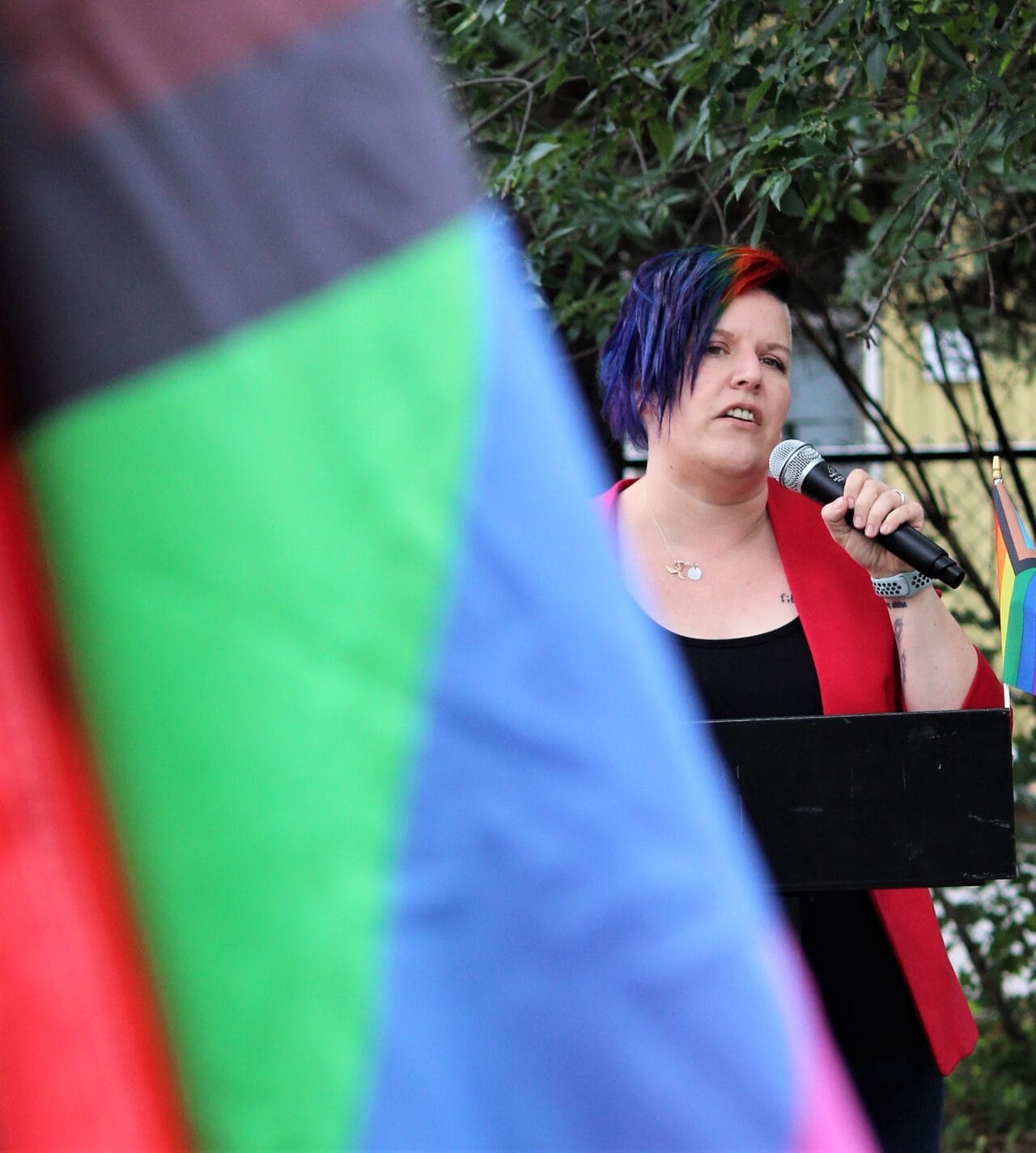 2022 Pride Week flag raising ceremony in Stittsville - Glen Gower ...