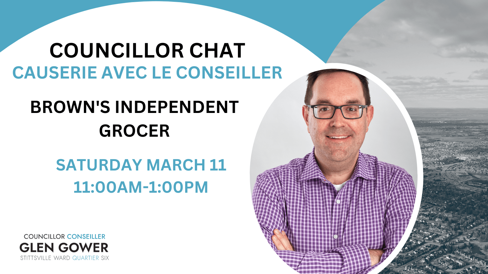 March 11: Councillor Chat - Glen Gower | Councillor / Conseiller | Stittsville