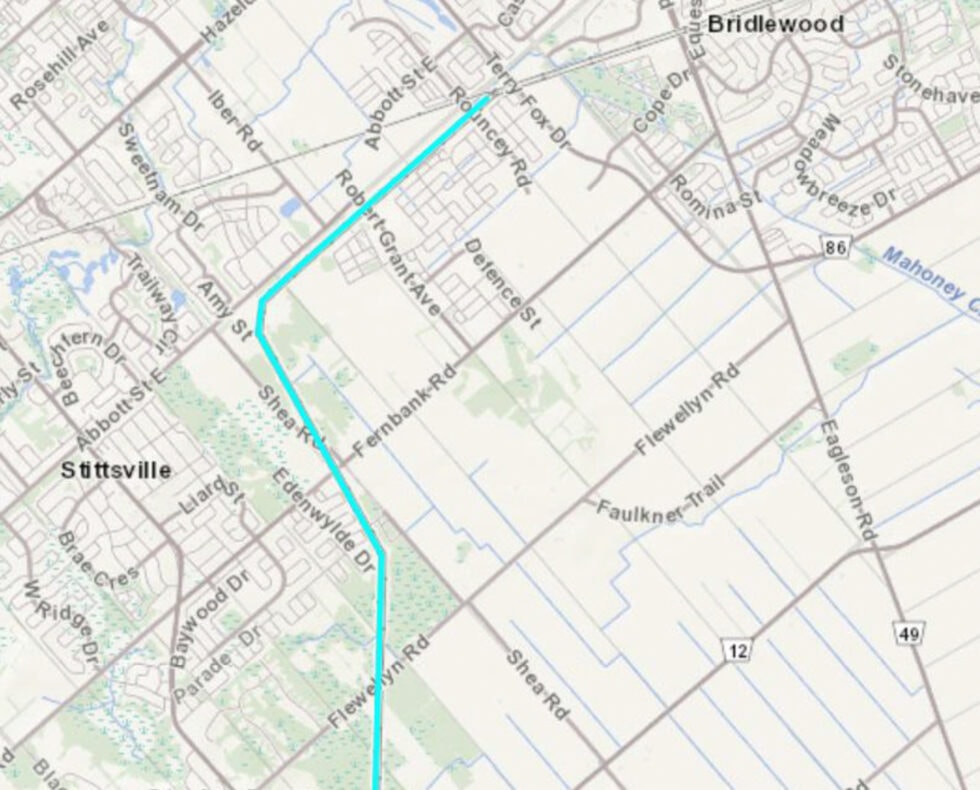 Hydro corridor vegetation maintenance near Shea Woods - Glen Gower ...