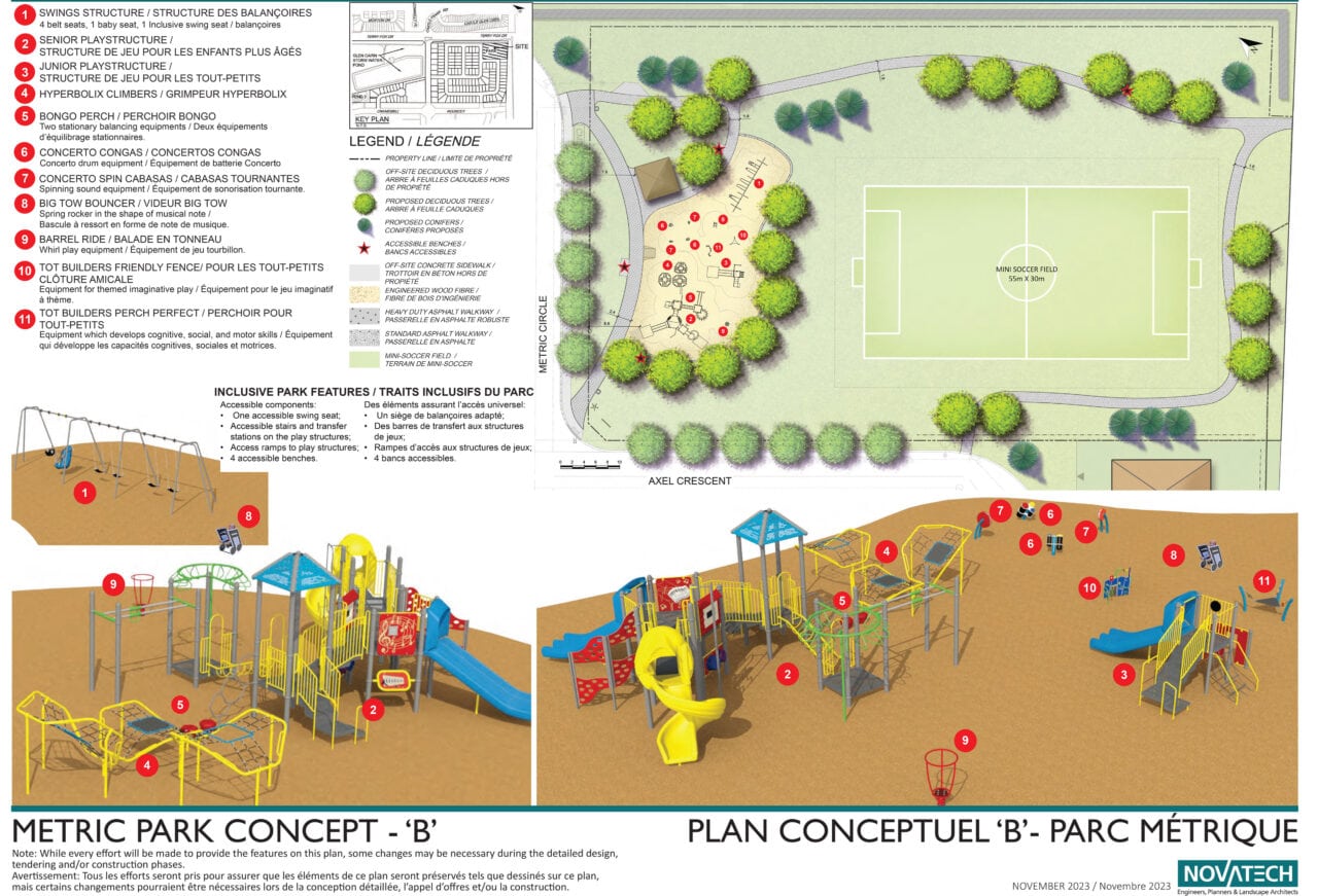 Metric Park (Fernbank Community Park 9 / Trail View): concept design ...