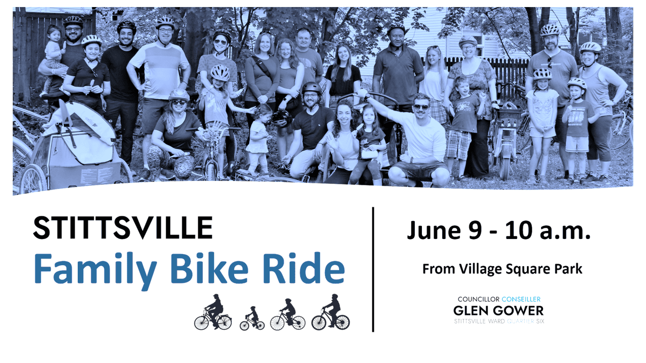 June 9: Join us for our third Family Bike Ride in Stittsville! - Glen ...