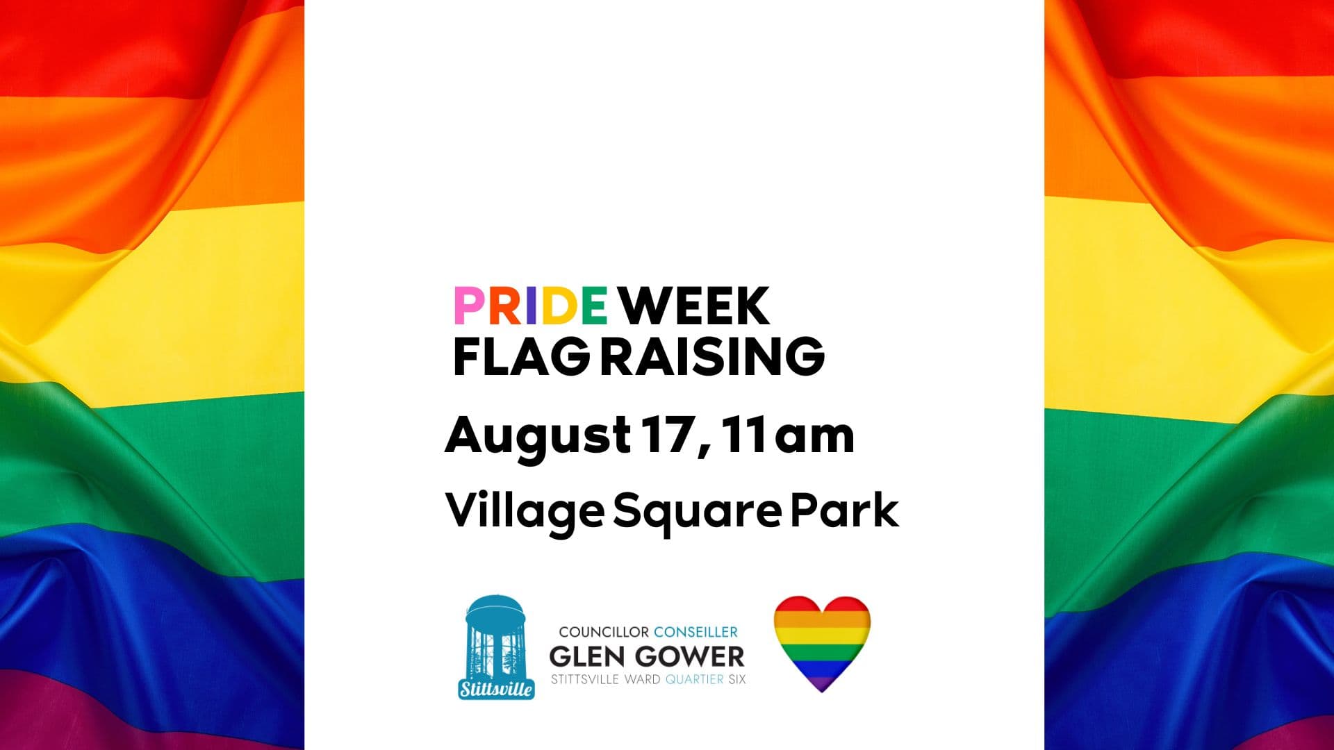 August 17: Pride Week Flag Raising Ceremony (2025) - Glen Gower ...